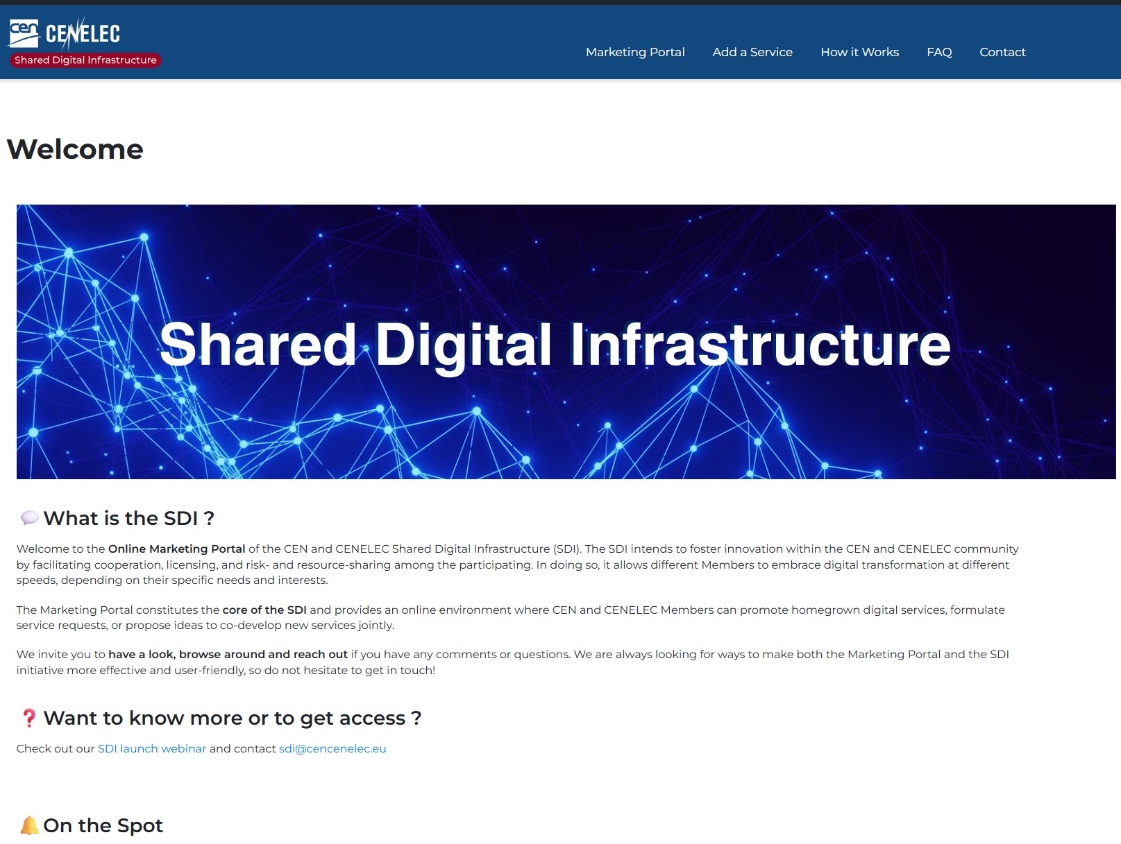 Shared Digital Infrastructure: A Platform for CEN and CENELEC Members ...
